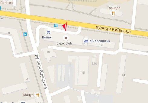 Призма в м. Рівне на вул. Чорновола\вул.Ст.Бандери, ст.Б, формат 3x6 ...